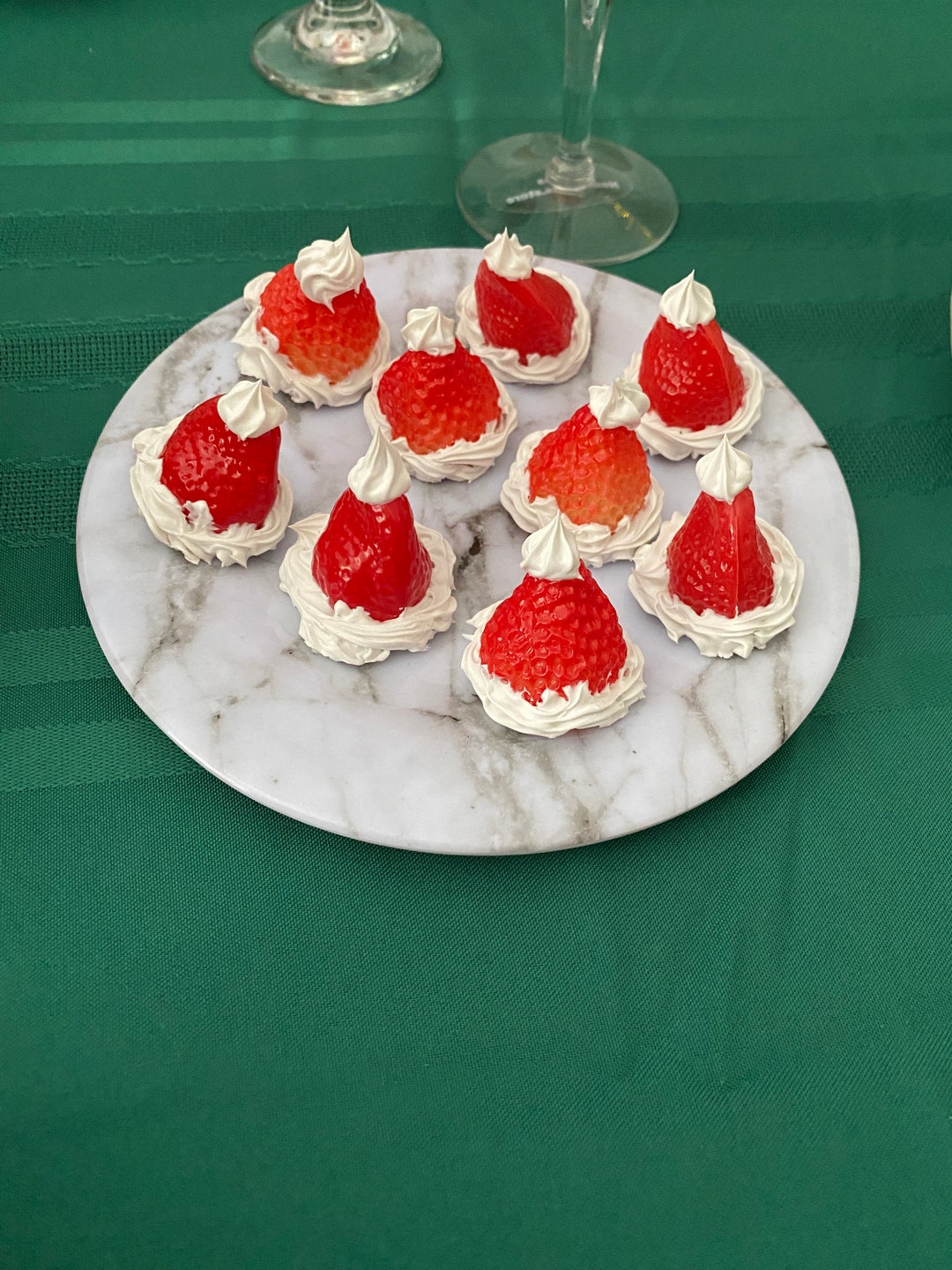 Fake Strawberry Santa Hats - Etsy