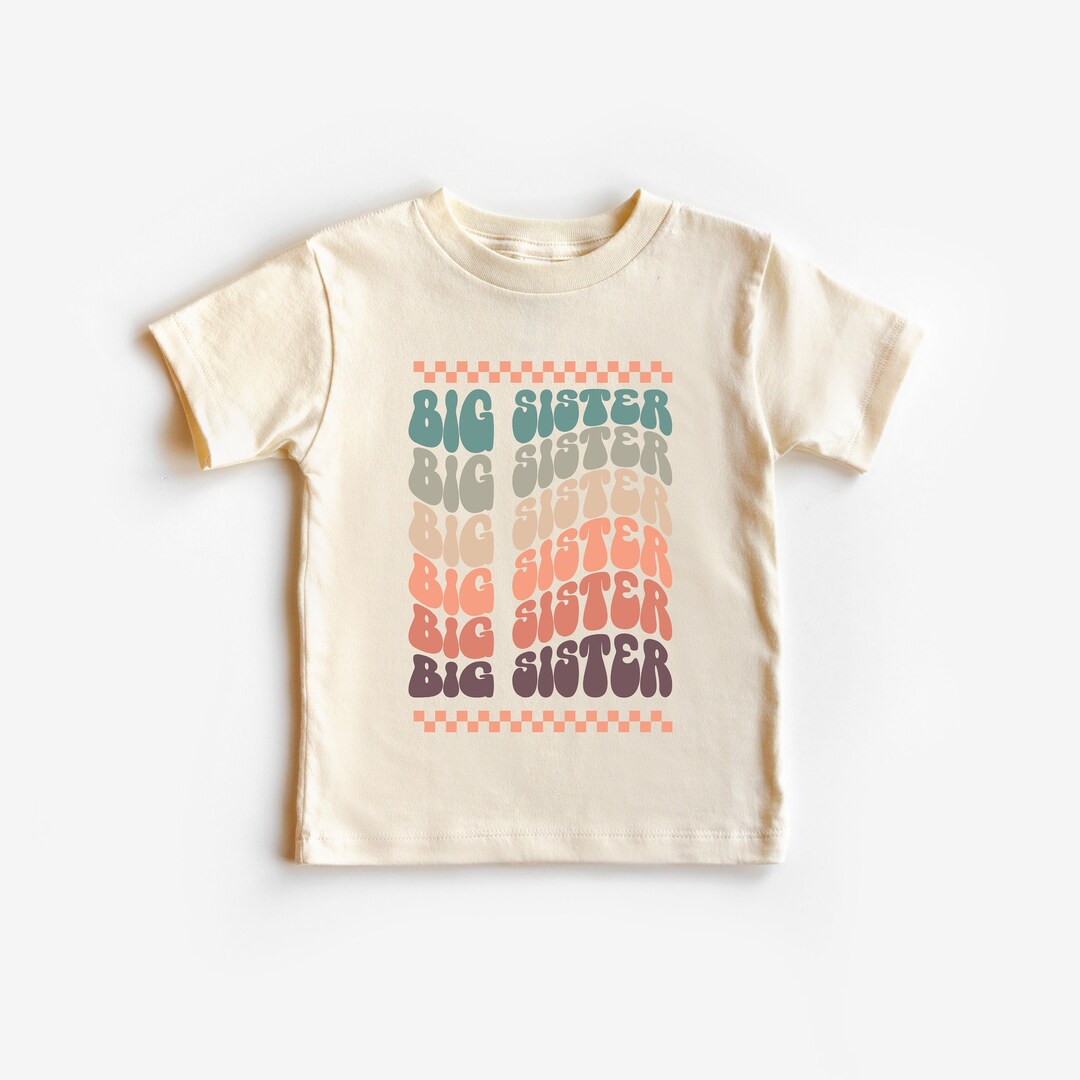 Retro Big Sister Toddler Shirt Upgrade Big Sister Im a Big - Etsy