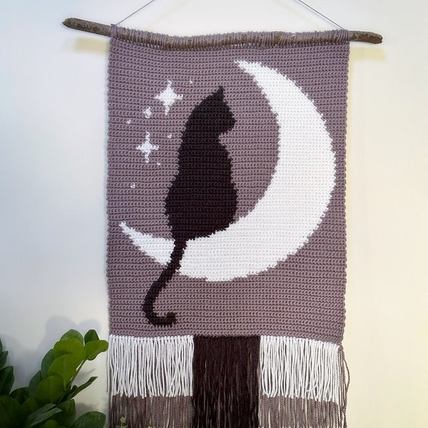Crochet Cat Wall Hanging Pattern - Etsy
