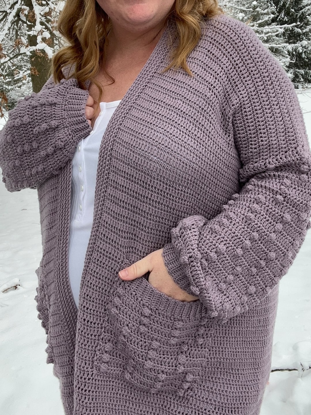 Snapdragon Cardigan, Crochet Pattern - Etsy