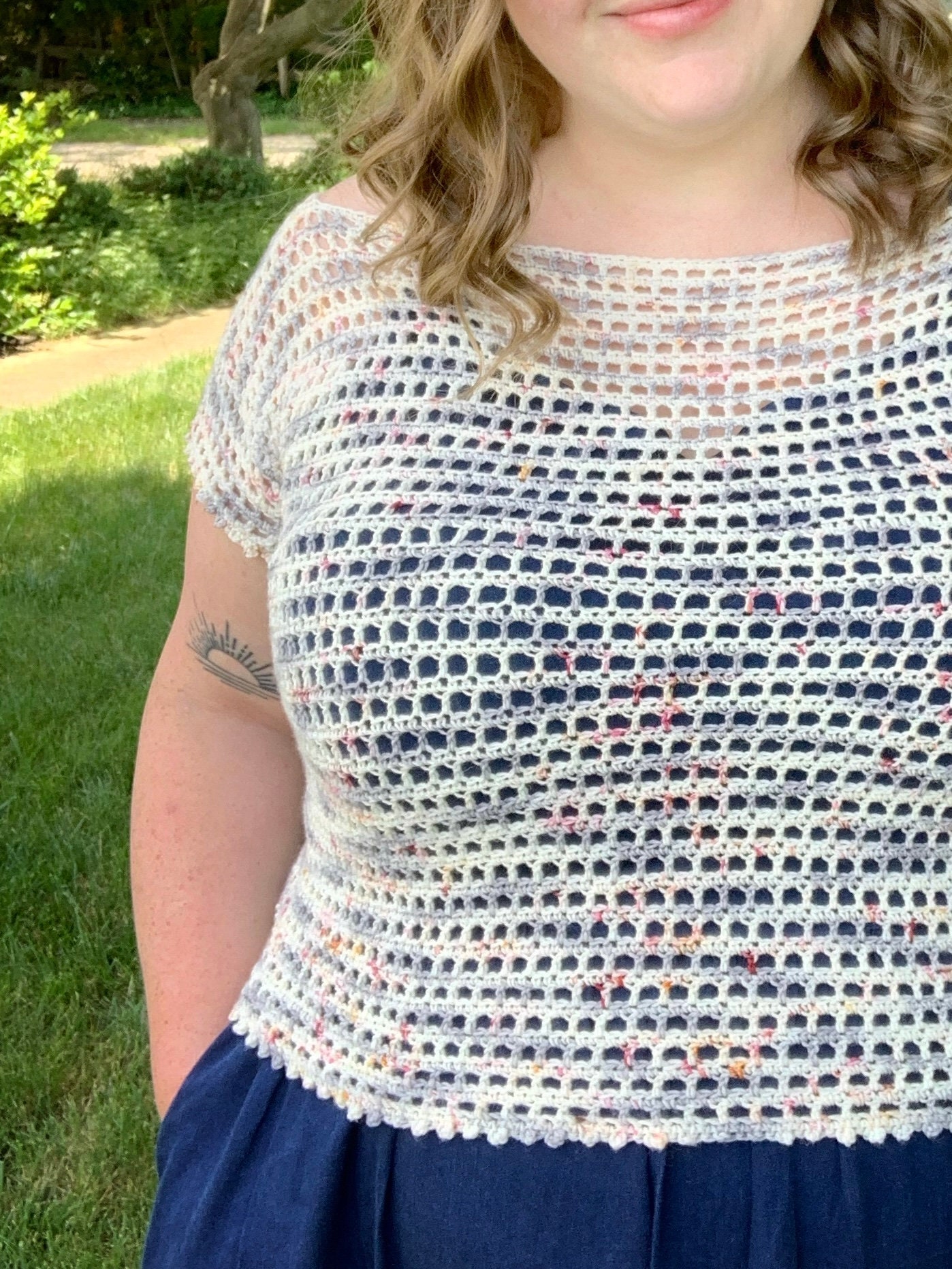 Garden Trellis Top Crochet Pattern - Etsy