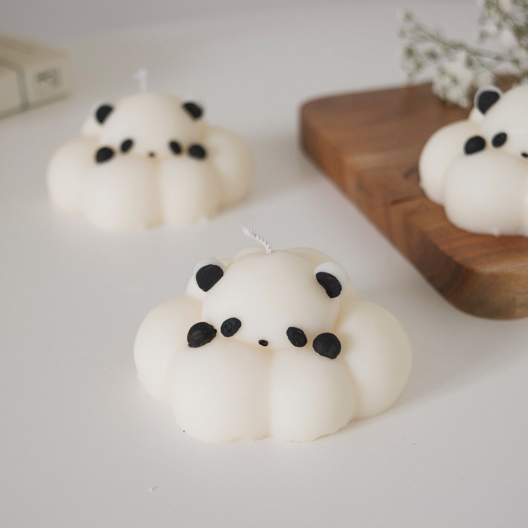 Panda Soy Wax Decorative Candle / Panda Lover Gift / Cute Animal Decor ...