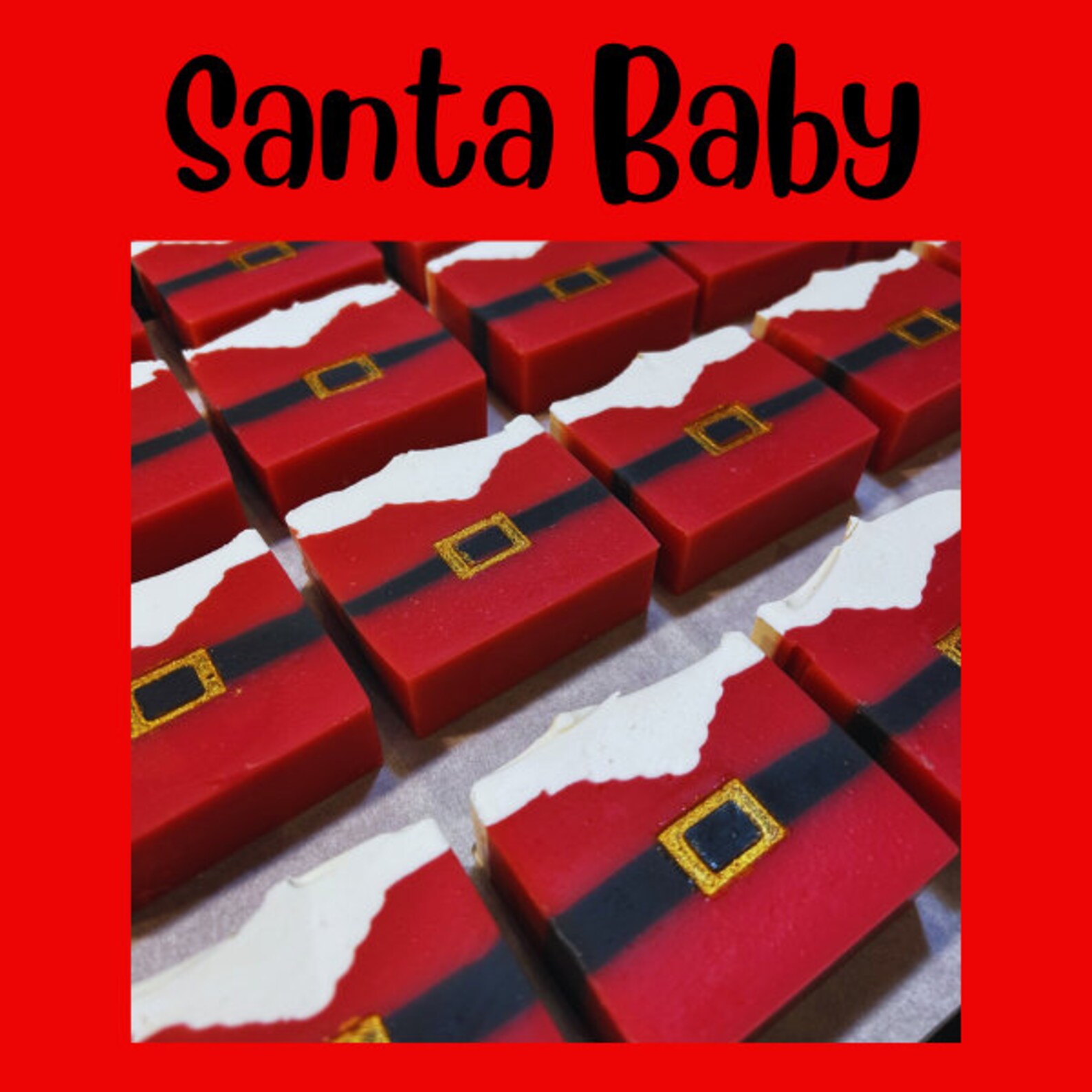 Santa Soap Bar, Natural Soap, Santa Themed Soap - Etsy