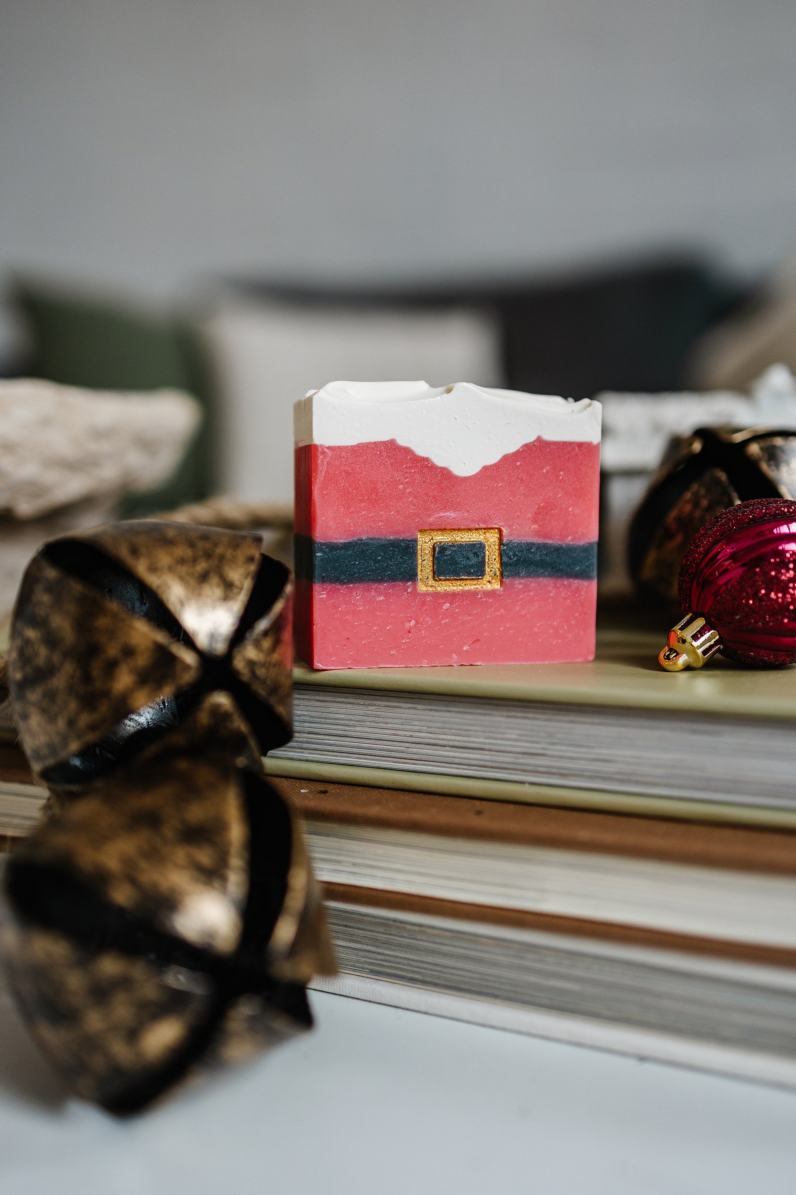 Santa Soap Bar, Natural Soap, Santa Themed Soap - Etsy