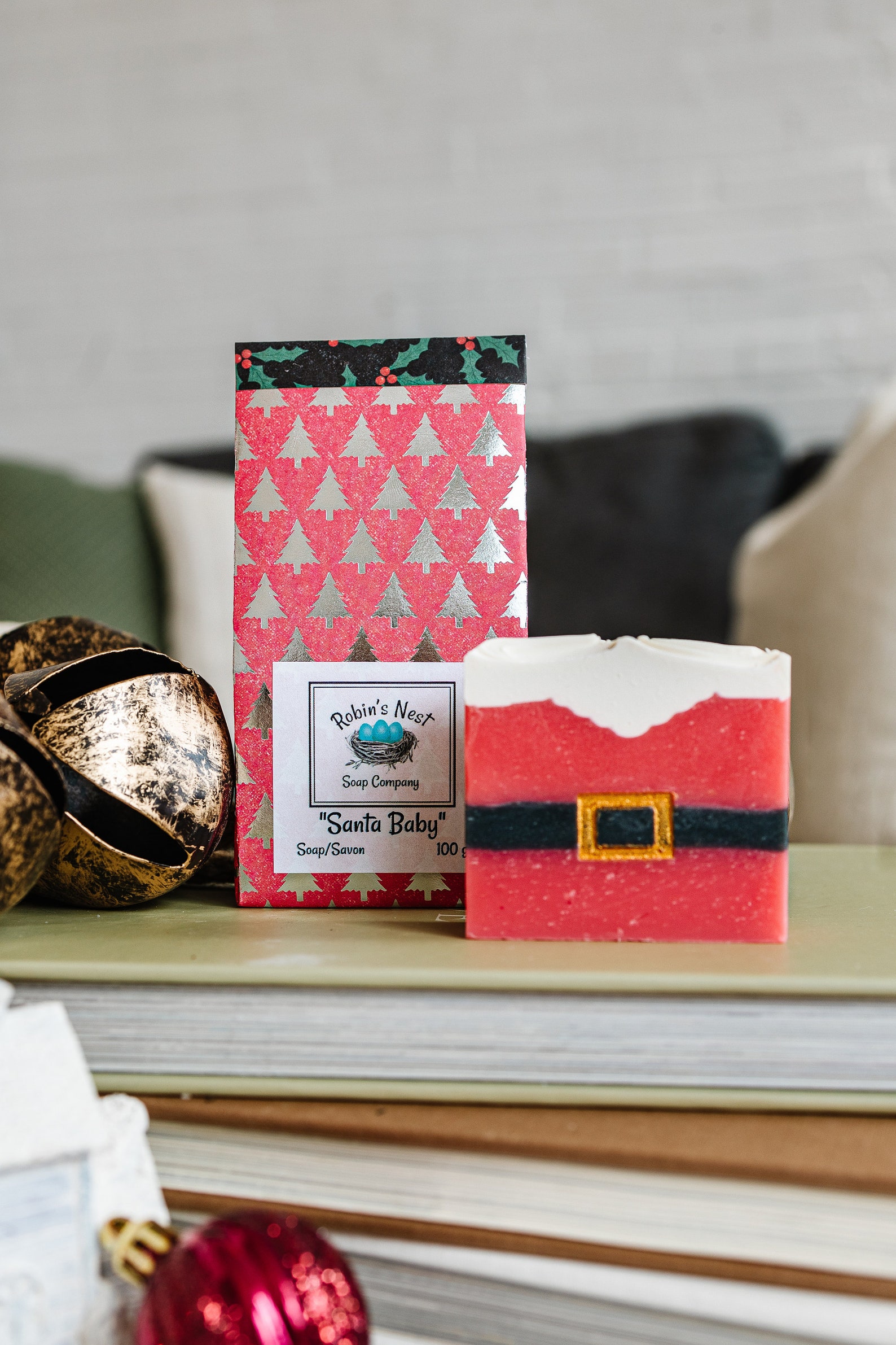 Santa Soap Bar, Natural Soap, Santa Themed Soap - Etsy