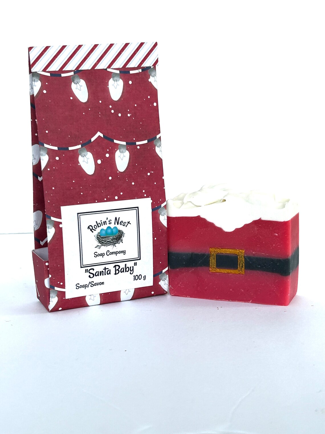 Santa Soap Bar, Natural Soap, Santa Themed Soap - Etsy
