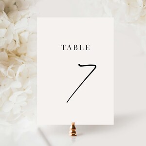 Table Numbers Template, Editable Table Numbers, Instant Download ...