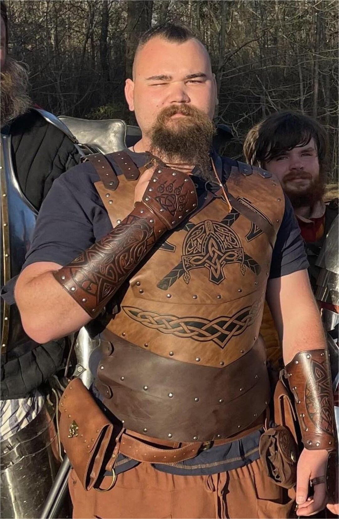 Viking Armor,leather Chest Armor,medieval Leather Chest Armor,larp ...