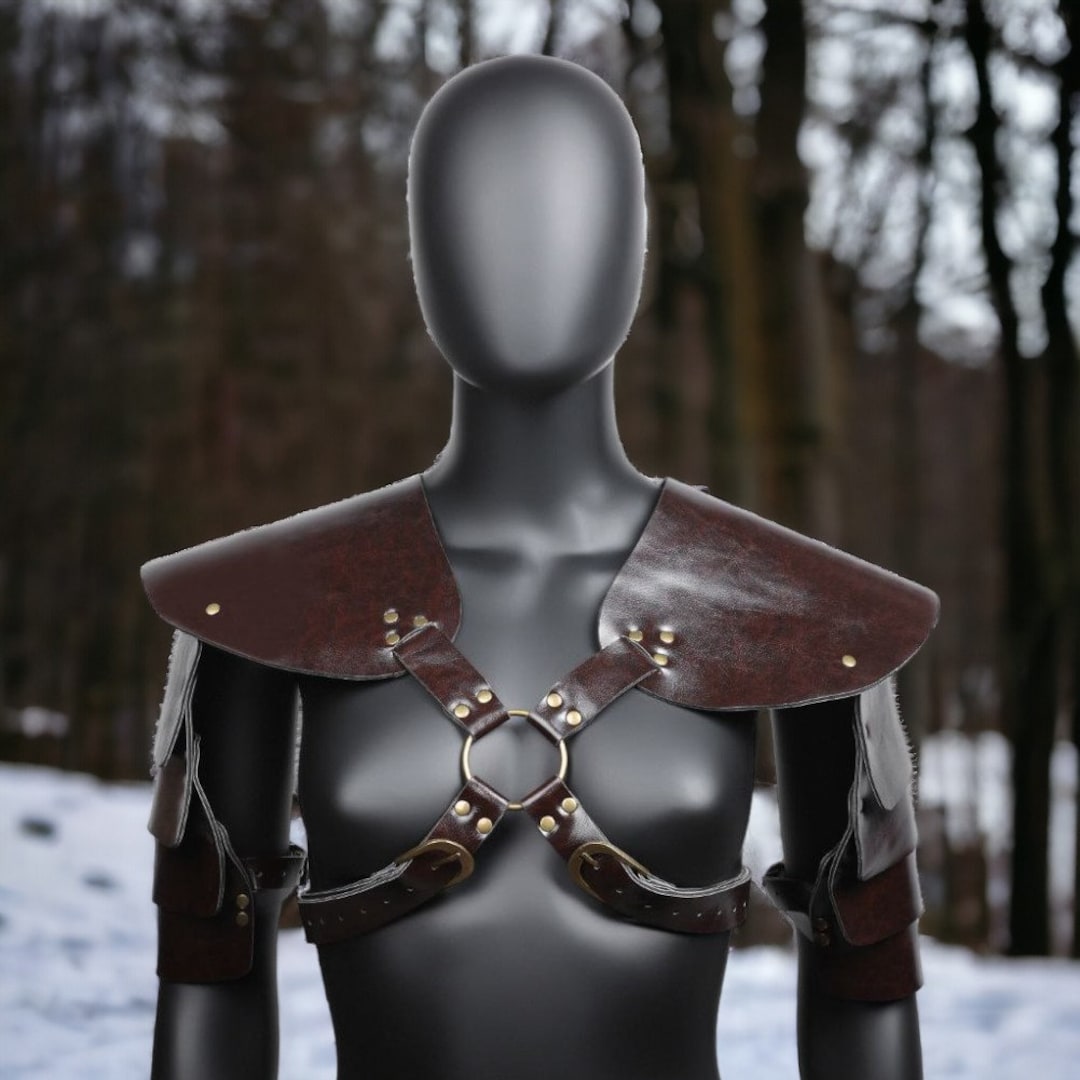 Woman Medieval Shoulder Armor,retro Multilayer Pauldrons,shoulder Pads ...