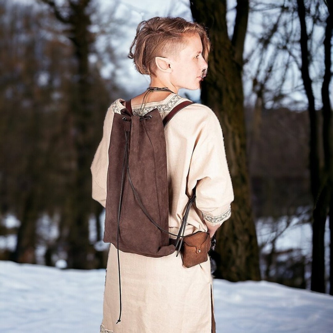 Medieval Backpack,drawstring Bag,retro Backpack,drawstring Belt Pouch ...