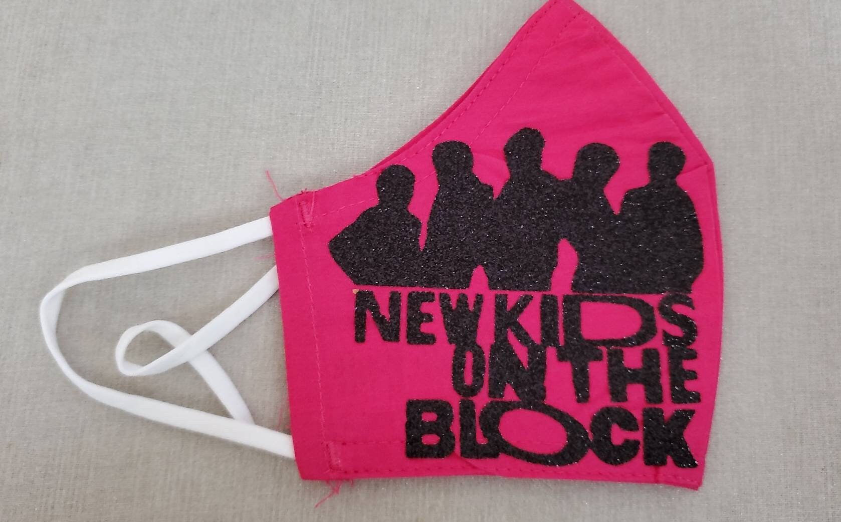NKOTB Pink mask | Etsy