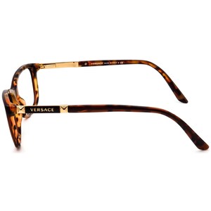 Versace Women's Eyeglasses MOD. 3186 5077 Havana/gold Cat Eye Frame ...