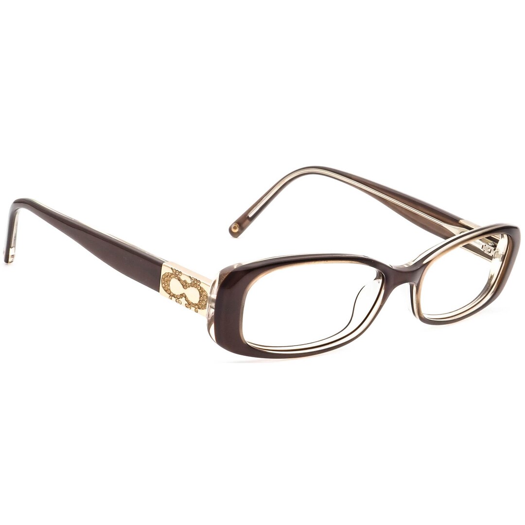 Coach Women's Eyeglasses Fionna 2010 Brown Rectangular Frame 49[]16 130 ...