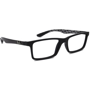 Ray-ban Men's Eyeglasses RB 8901 5263 Carbon Fiber Black Rectangular ...