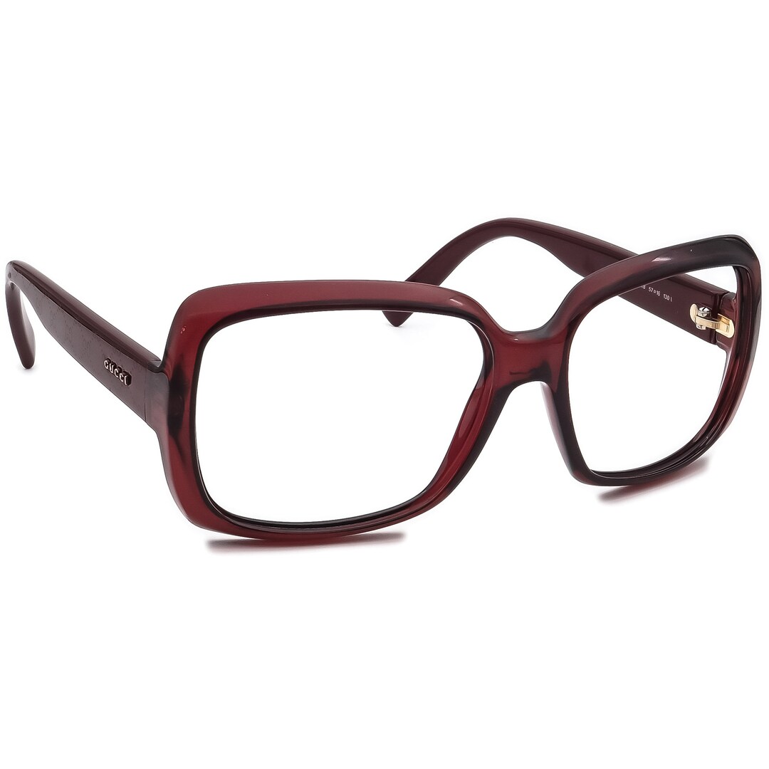 Gucci Women's Sunglasses Frame Only GG 3207/S A03K8 Bordeaux Square ...
