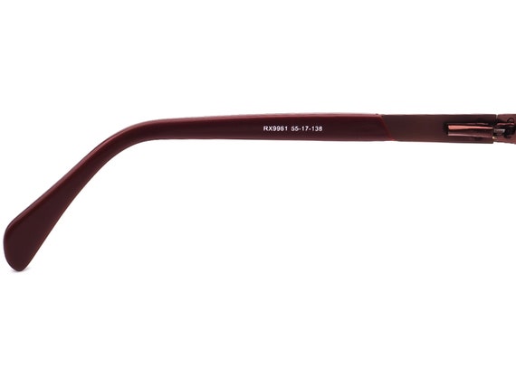 Ray Ban Eyeglasses RX9961 1819 Burgundy Half Rim Fram… - Gem