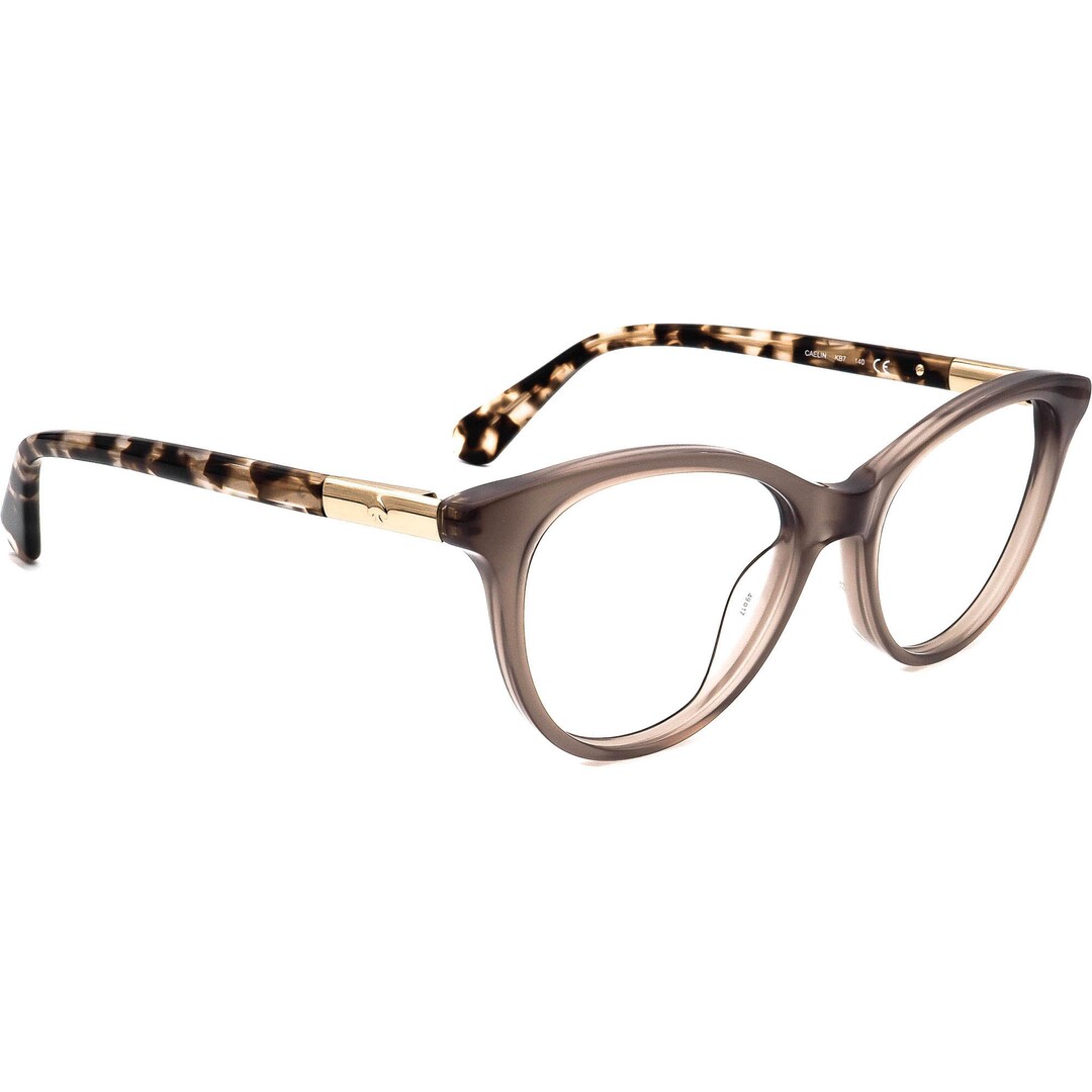 Kate Spade Eyeglasses Caelin KB7 Transparent Gray/tortoise Cat Eye 49[]17 140 - Etsy