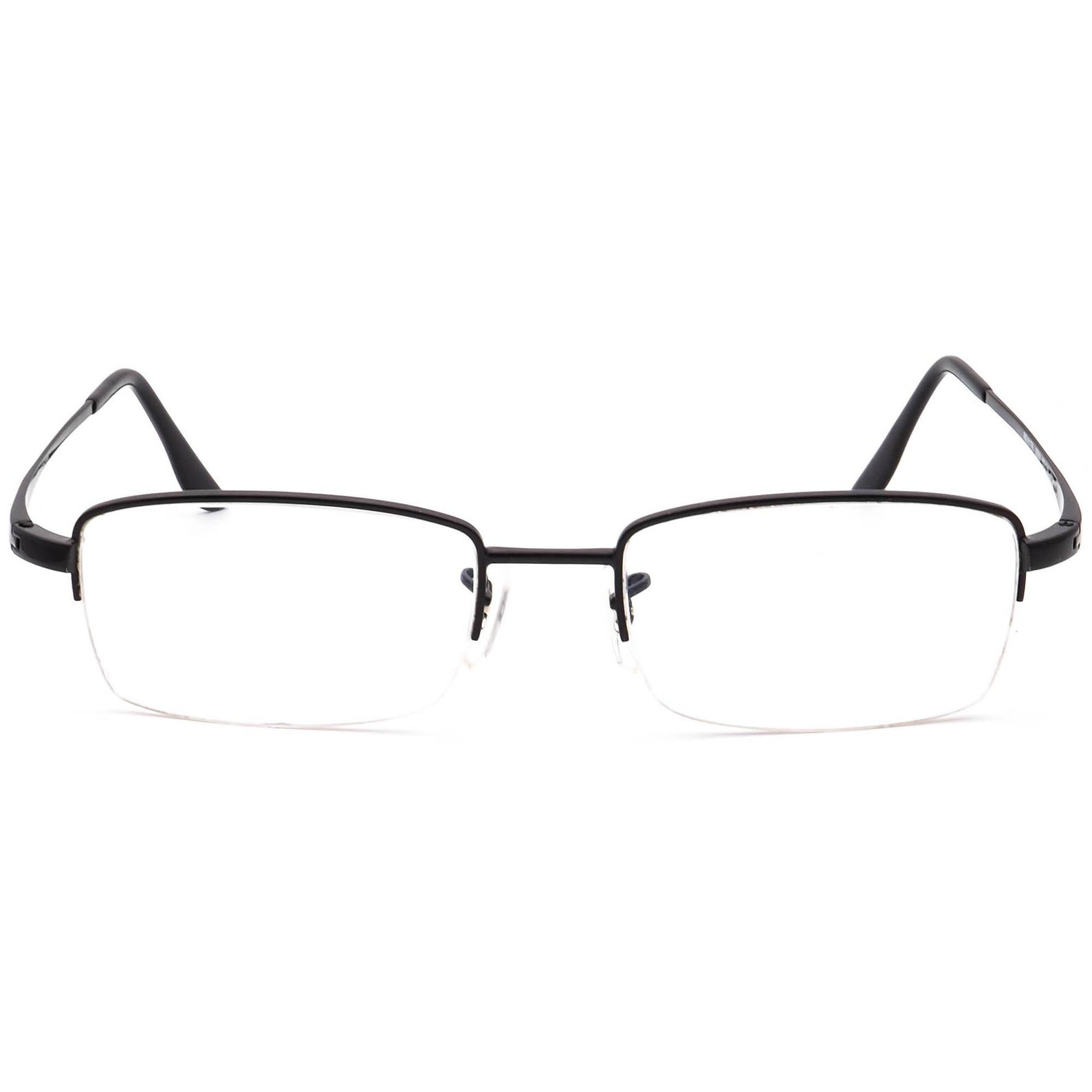 Ray-ban Men's Eyeglasses RB 6178 2509 Polished Black Half Rim Metal ...