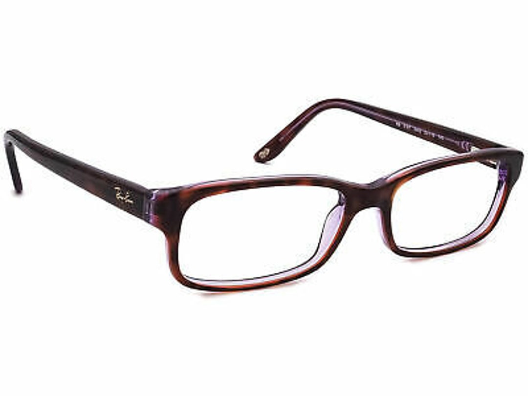 Ray Ban Eyeglasses RB 5187 2442 Tortoise/purple Rectangular Frame 5216 ...