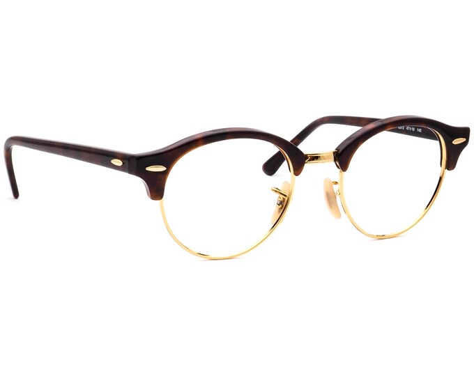 Ray-ban Eyeglasses RB 4246-V 2372 Dark Havana/gold Round Frame 47[]19 ...