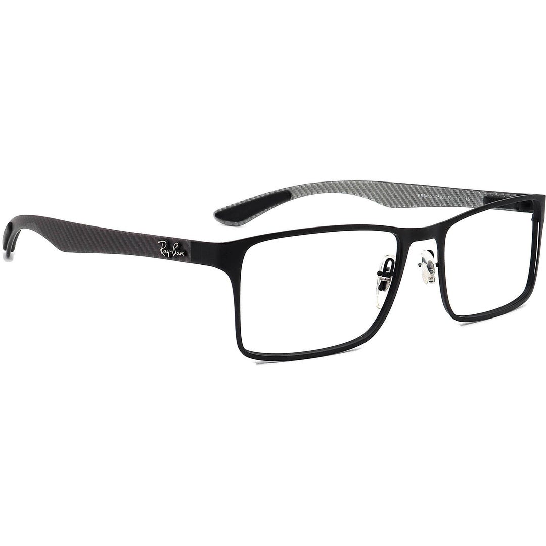 Ray-ban Eyeglasses RB 8415 2503 Carbon Fiber Matte Black/exposed Carbon ...