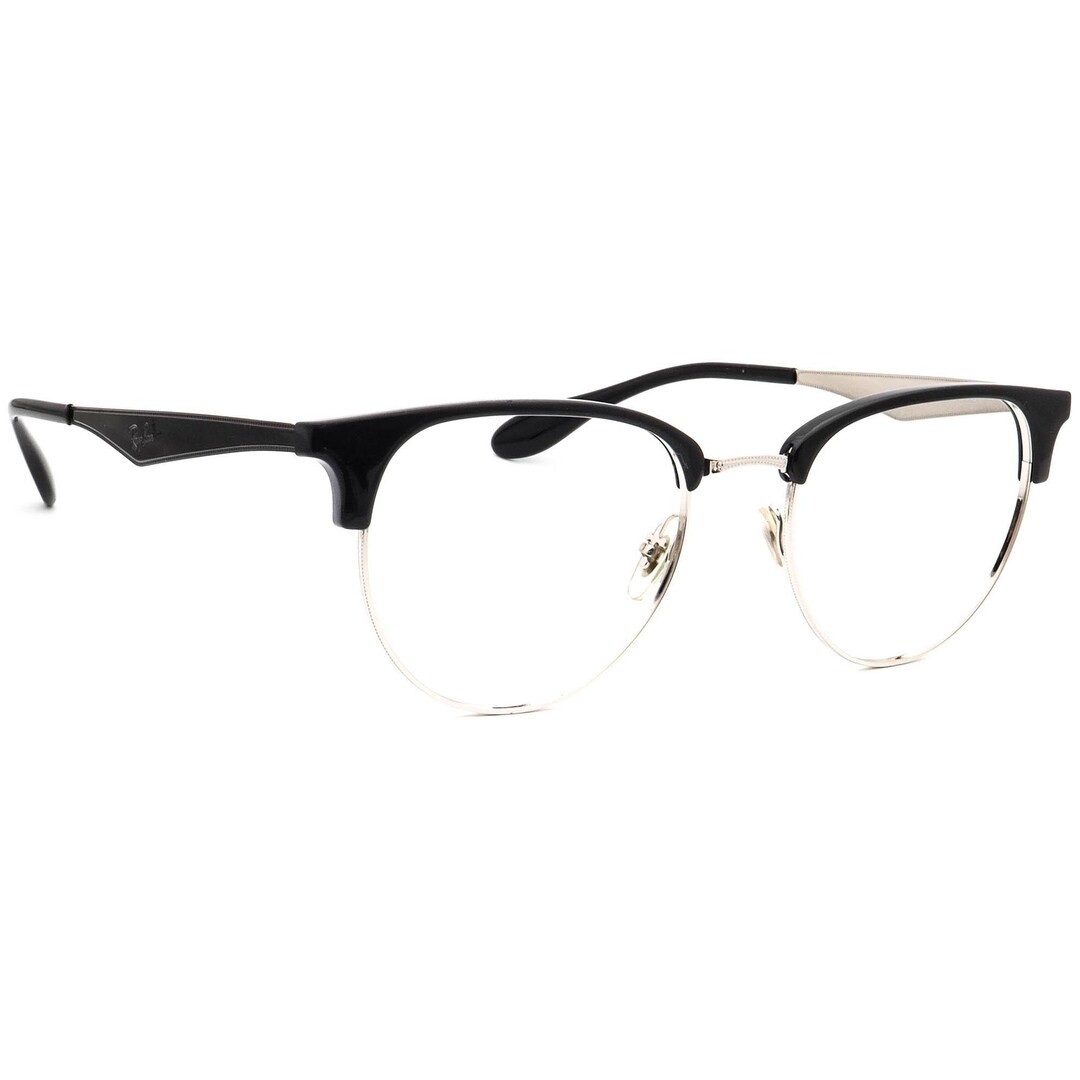 Ray-ban Eyeglasses RB 6396 2932 Black/silver Phantos Frame 5319 145 - Etsy