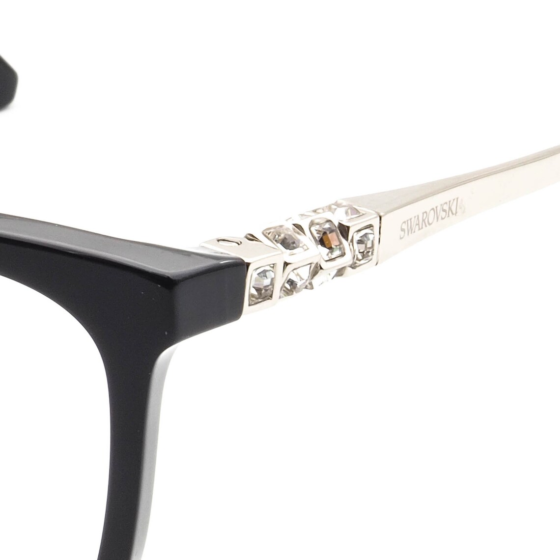 Swarovski Sunglasses Frame Only SK 225 01B Black/silver Square 56 Mm - Etsy