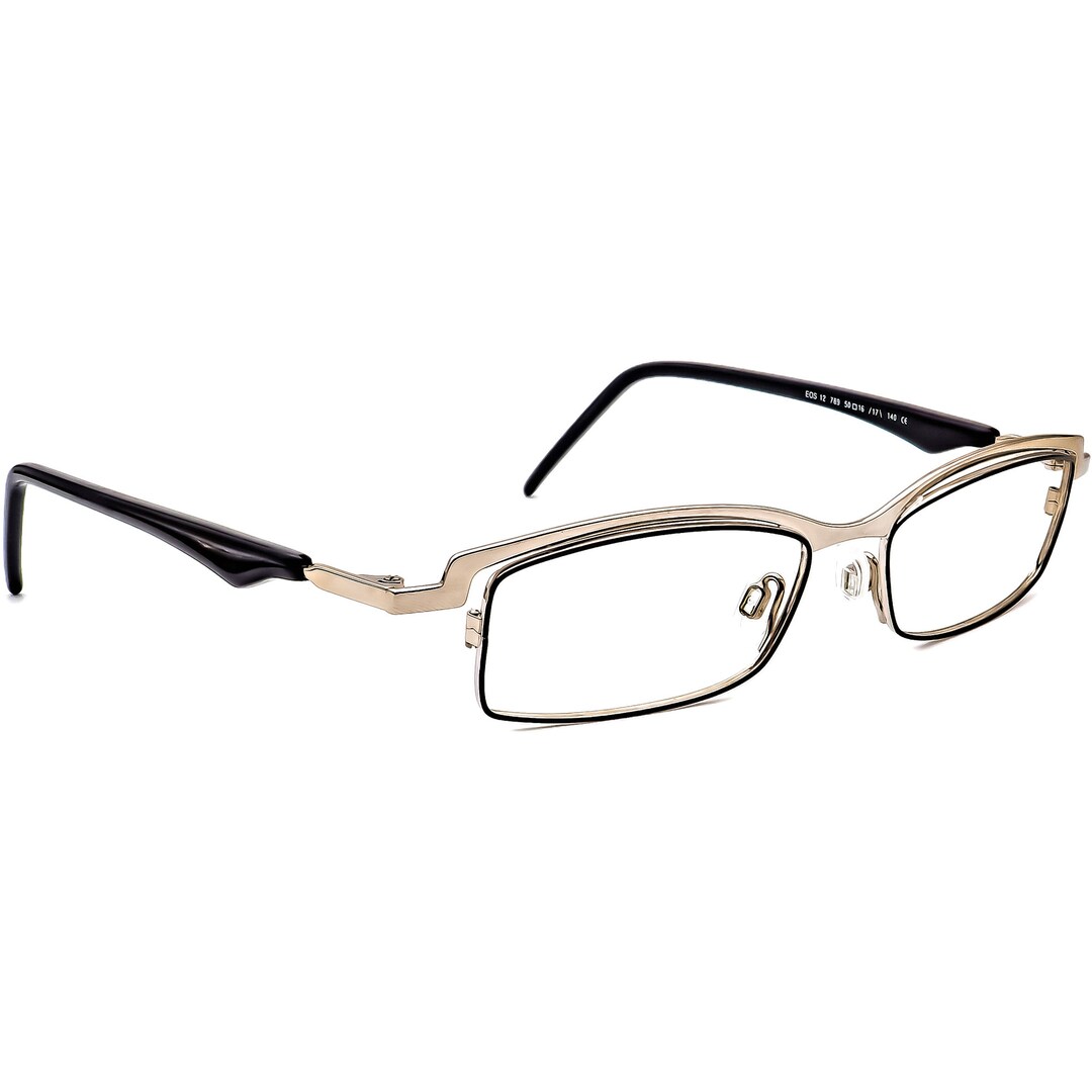Neostyle Eyeglasses EOS 12 789 Silver&black Rectangular Frame Germany ...