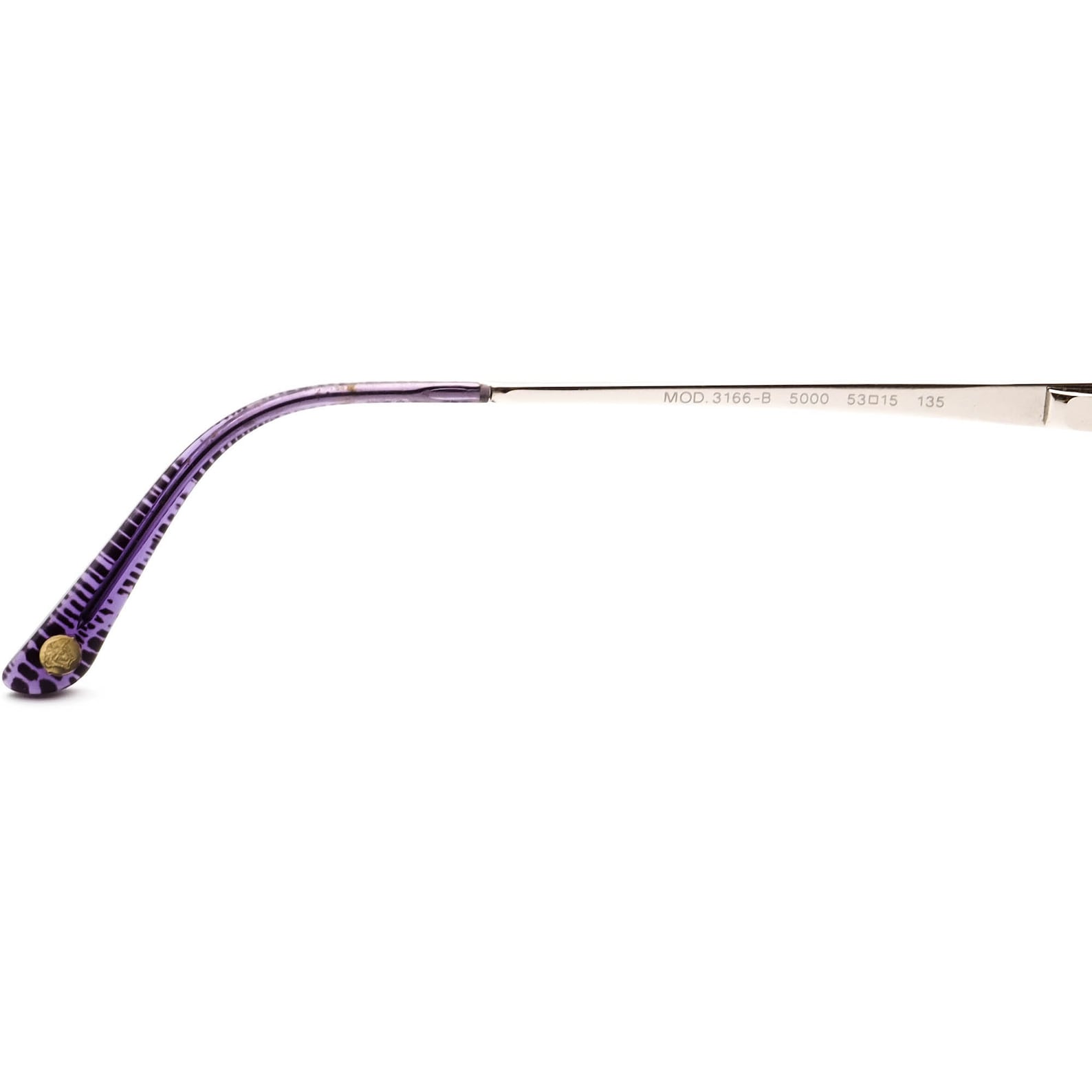 Versace Eyeglasses MOD.3166-B 5000 Purple/silver Rhinestones | Etsy