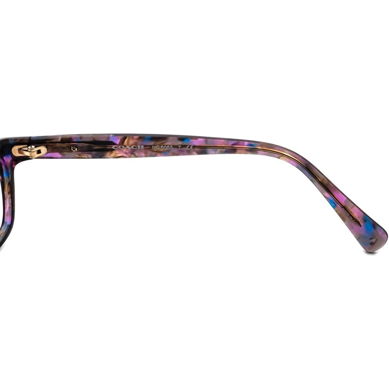 Coach Women's Eyeglasses HC 6065 5288 Confetti Purple - Etsy