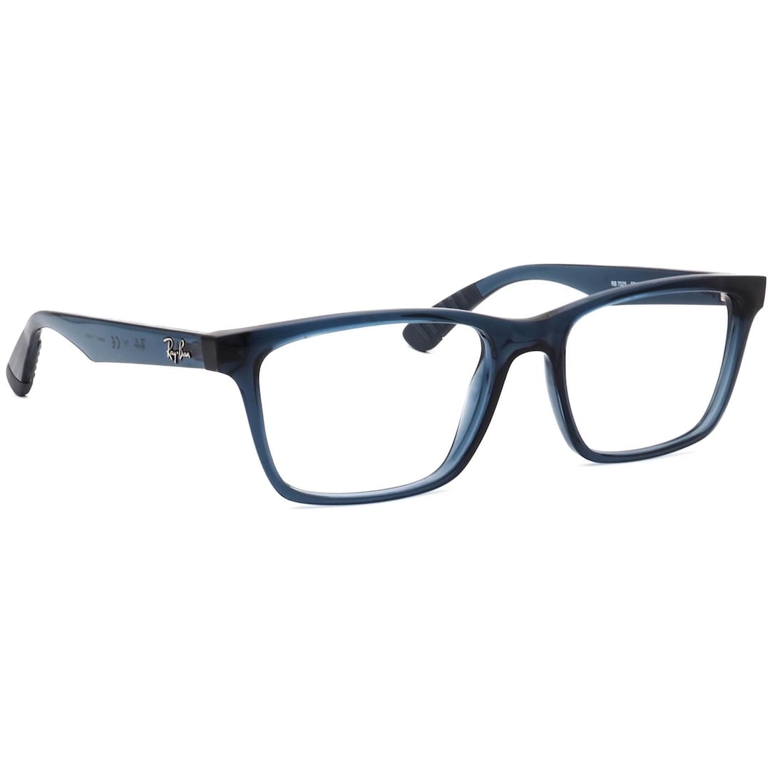Ray-ban Eyeglasses RB 7025 5719 Blue Transparent Square Frame 55[]17 ...