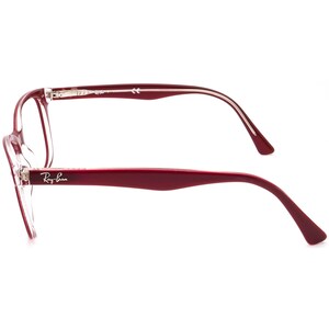 Ray-ban Eyeglasses RB 5285 5738 Polished Bordeaux on Transparent Square ...