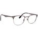 Ray-ban Eyeglasses RB 6346 2553 Polished Gunmetal Square Frame Italy 52 ...
