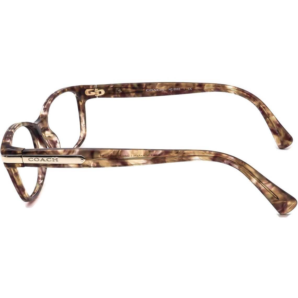 Coach Eyeglasses HC 6065 5287 Confetti Light Brown B-Shape | Etsy