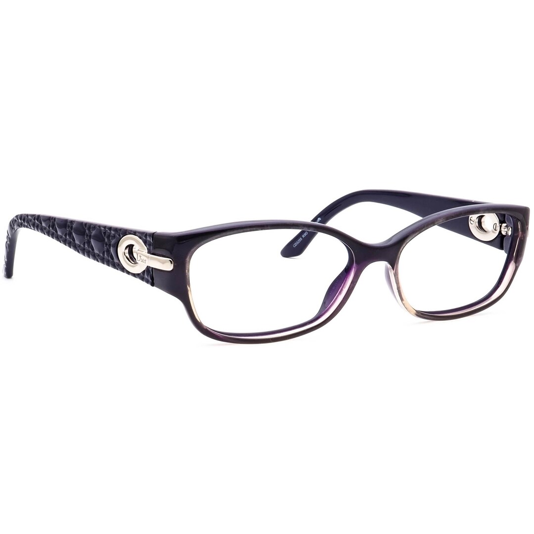 Christian Dior Women's Eyeglasses CD3205 R9O Violet Semi Cat Eye Frame ...