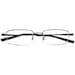 Nike Men's Eyeglasses 4192 215 With Flexon Brown Half Rim Metal Frame ...