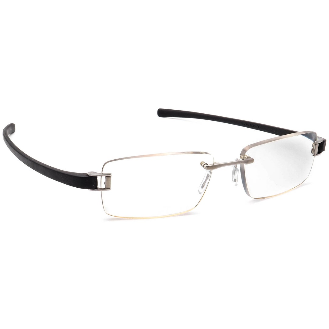 Tag Heuer Men's Eyeglasses TH 7106 001 Gunmetal/matte Black Rectangular ...