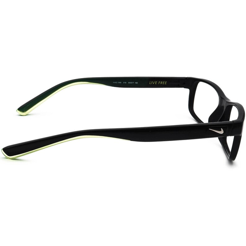Nike Eyeglasses 7090 010 Black Rectangular Frame 5317 140 - Etsy