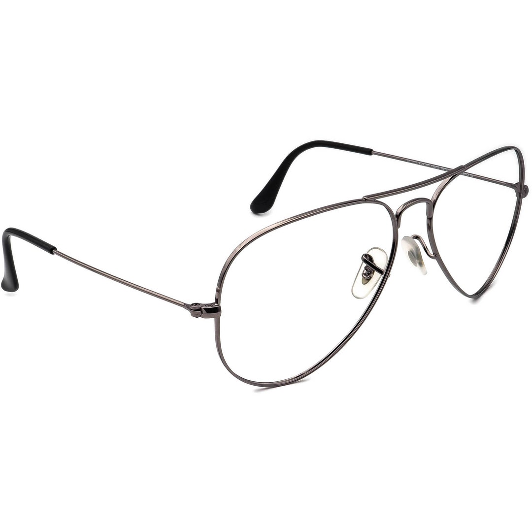 Ray-ban Sunglasses Frame Only RB3025 Aviator Large Metal 004 Gunmetal ...