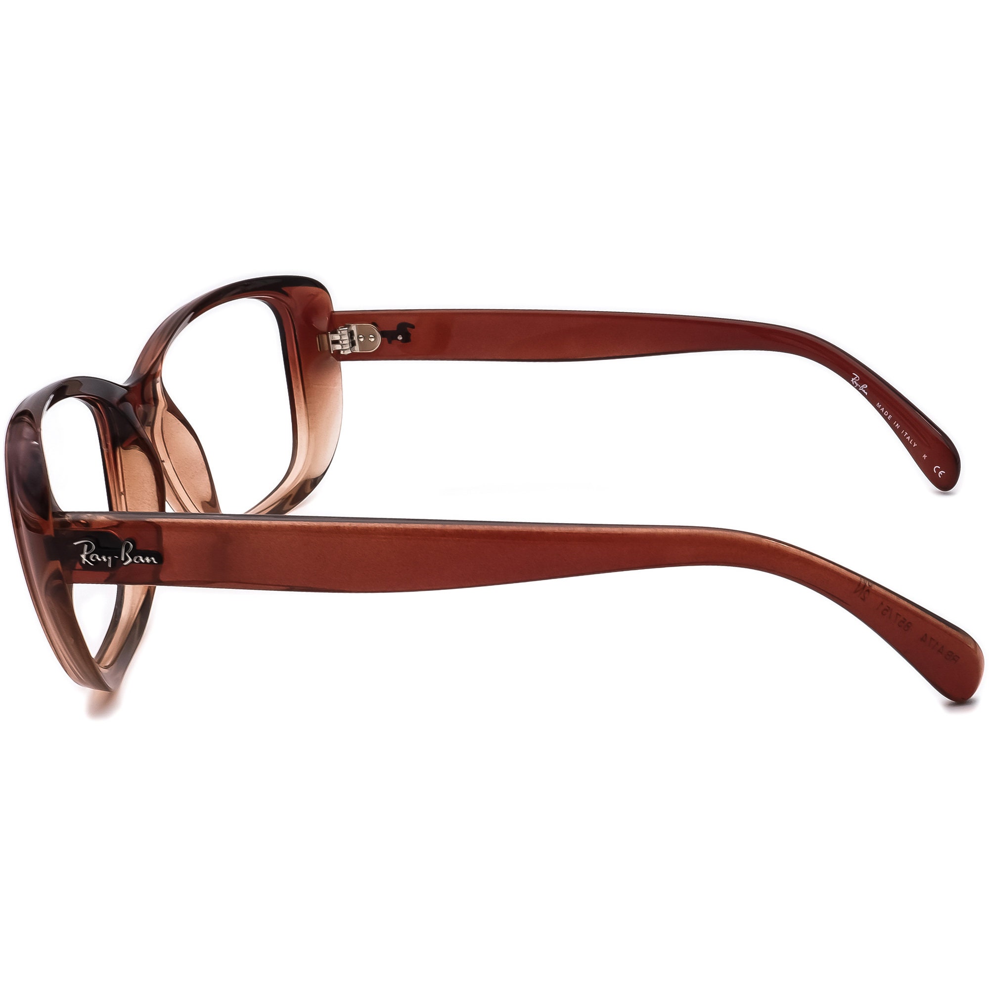Ray-Ban Sunglasses Frame Only RB 4174 857 Brown&Clear Gradient | Etsy