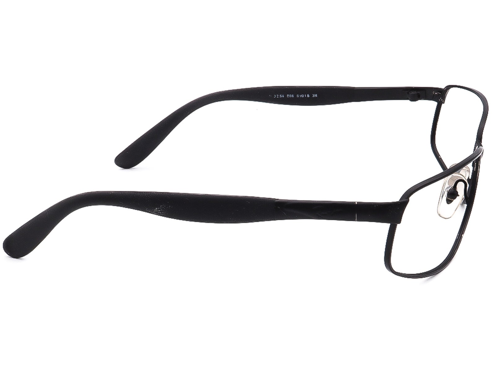 Ray-Ban Sunglasses Frame Only RB 3254 006 Black Wrap Italy 61 | Etsy