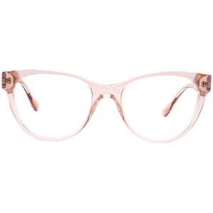Versace Women's Eyeglasses MOD. 3304 5339 Transparent Blush Cat Eye ...