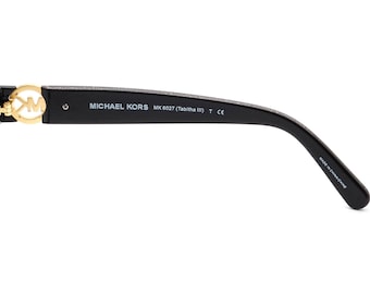 Michael Kors Sunglasses Frame Only MK 6027 Tabitha III 309911 Black glitter 55mm Etsy Canada