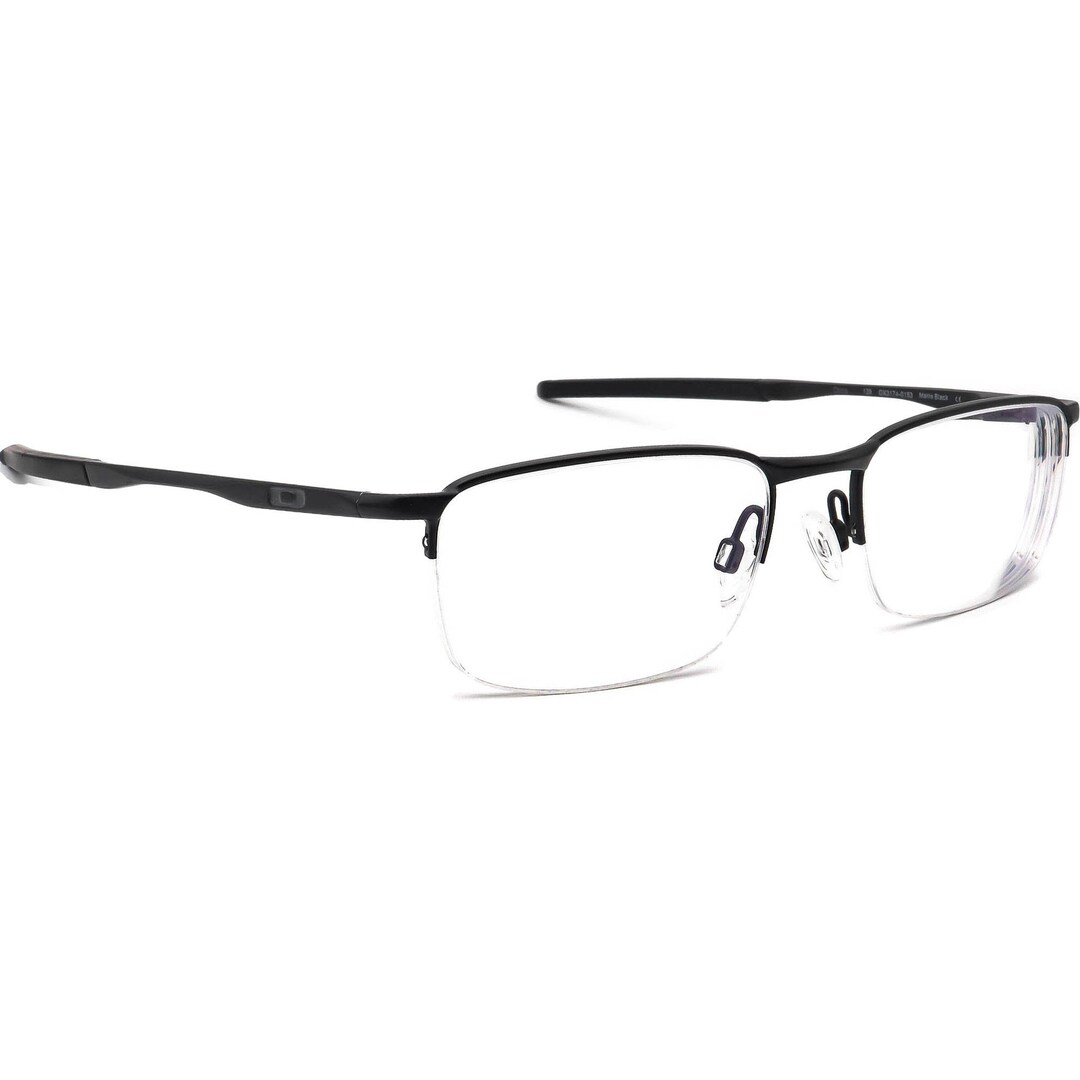 Oakley Eyeglasses OX3174-0153 Barrelhouse 0.5 Matte Black Half Rim 53 ...