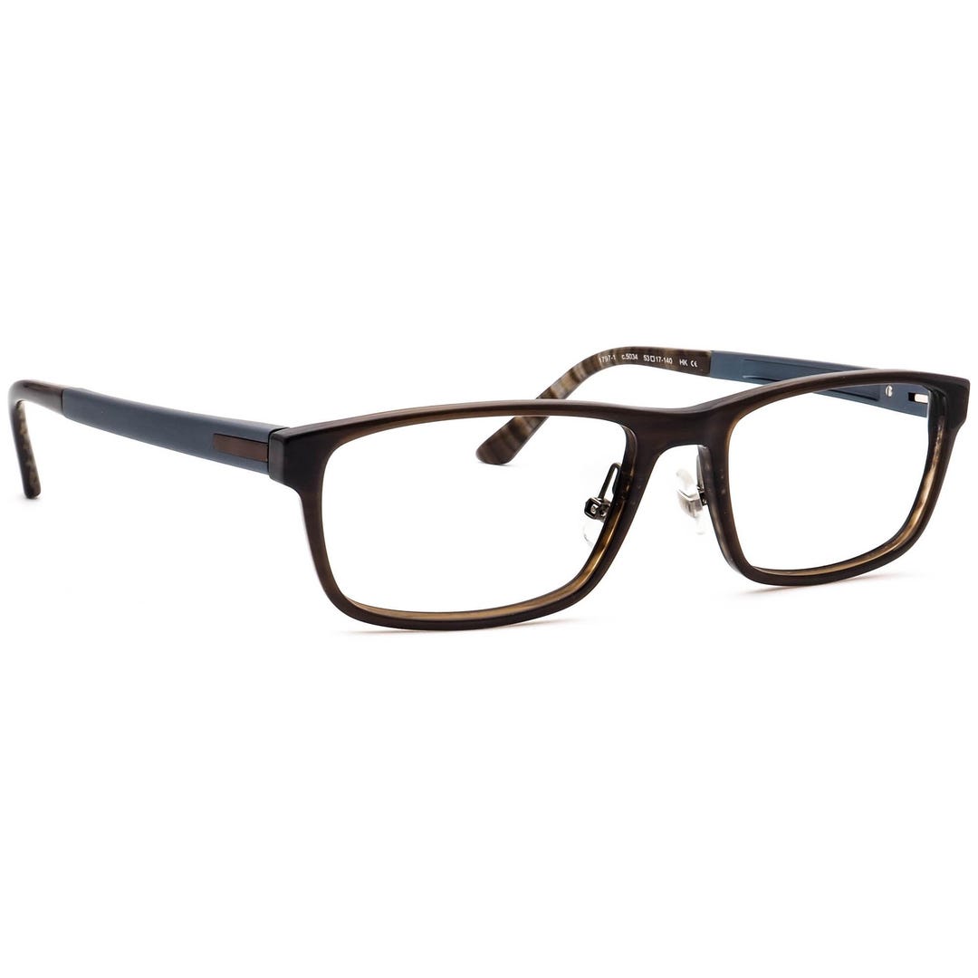 Prodesign Denmark Eyeglasses 1797-1 C.5034 Brown/blue Square Frame 53 ...