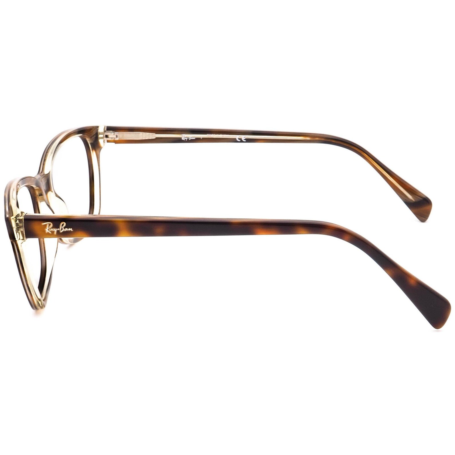 Ray-ban Women's Eyeglasses RB 5362 5913 Polished Dark Havana Semi ...