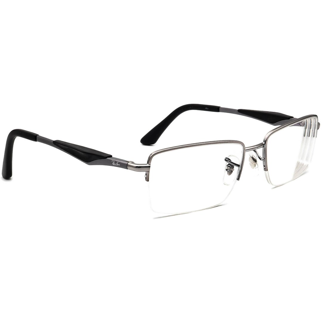 Ray-ban Eyeglasses RB 6285 2502 Silver Half Rim Frame 53[]18 140 - Etsy