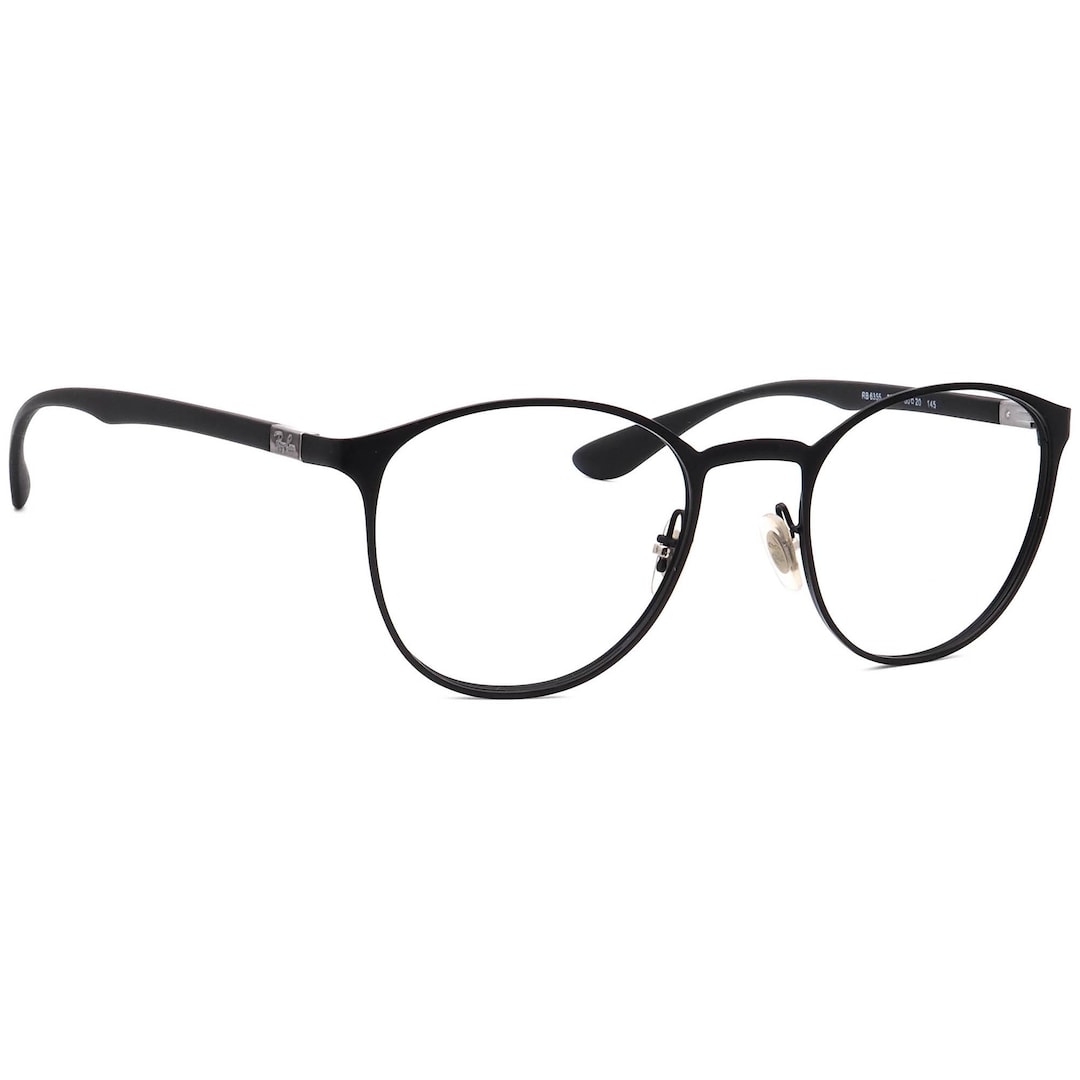 Ray-ban Eyeglasses RB 6355 2503 Matte Black Phantos Metal Frame 50[]20 ...