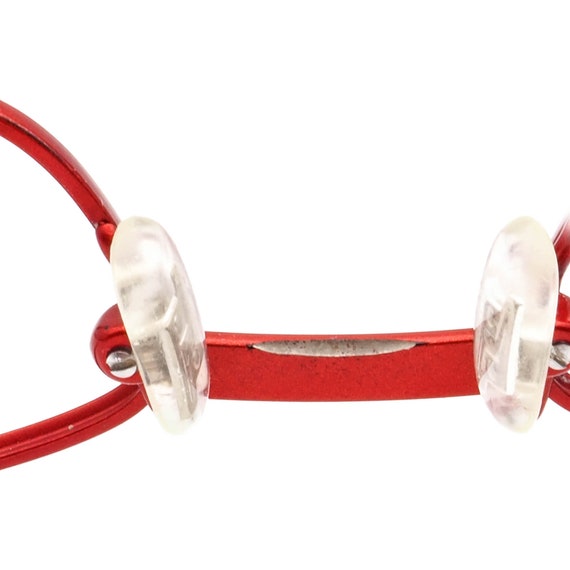 Face A Face Eyeglasses Eliot 949 Red Oval Frame Franc… - Gem