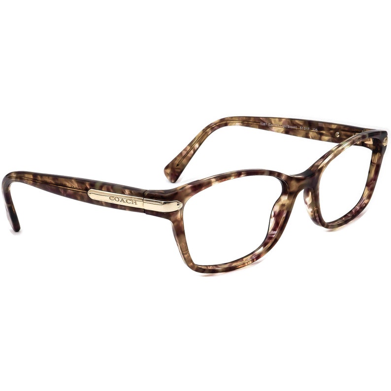 Coach Eyeglasses HC 6065 5287 Confetti Light Brown B-shape - Etsy
